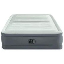 Luftbett Intex "PremaireElevated" Gr. 137, grau, Luftbetten, B/H/L: 137cm x 46cm x 191cm, PVC, Viskose, B:137cm H:46cm L:191cm