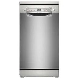 Bosch Standgeschirrspüler "SPS2HMI42E", Standardmodul: E (A-G), silber (silberfarben), B:45 H:84,5 T:60, Geschirrspüler