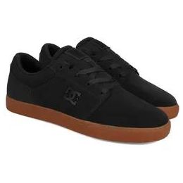 Sneaker DC Shoes "Crisis 2", Gr. 6,5(38,5), grau (grau, gum), Obermaterial: Leder [Kuh] / Futter: Textil / Außensohle: Gummi, Schuhe
