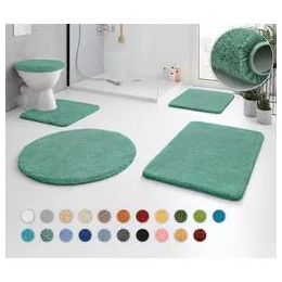 Badematte Kleine Wolke "RELAX", grün (maledivia), H:30mm, Polyacryl, Badematten, Badteppich, Uni Farben, rechteckig, rund & als Set erhältlich