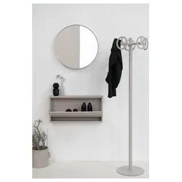 Spiegel SPINDER DESIGN "DONNA 3", grau (silky taupe), B:60cm H:60cm T:5cm Ø:60cm, Stahl, glasspiegel, Spiegel, Wandspiegel aus Stahl
