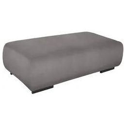 Hockerbank COTTA "Side", grau (stone), B:132cm H:42cm T:68cm, 100% POLYESTER (PES), Hocker, Bequeme