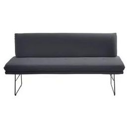 K+w Komfort & Wohnen Polsterbank K+W KOMFORT & WOHNEN, blau (marine), B:172cm H:87cm T:65cm, Sitzbänke, Spitzkissenoptik, Sitzsteppung, hoher Sitzkomfort, in 2 Größen wählbar