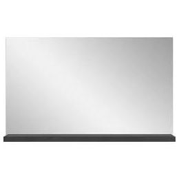Wandspiegel Inosign "Skoskap, Breite 95 cm, 1 Ablageboden, inklusive Wandmontagematerial", grau (weiß, grau), B:95cm H:59cm T:18cm, Spiegelglas, Spiegel, Garderobenspiegel, Spiegel, Flurspiegel, Dielenspiegel, Spiegelpaneel