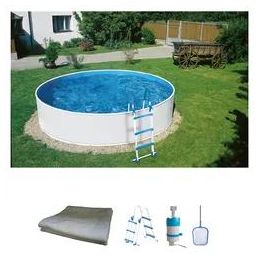 Rundpool Konifera "»AQUAFUN« ØxH: 355x90 cm", weiß, H:90cm Ø:355cm, Schwimmbecken, in 2 Farben erhältlich