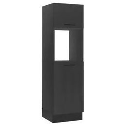 Mehrzweckschrank BASIC BY BALCULINA "Turin", schwarz (schwarz matt woodprint artisan eiche, schwarz matt, artisan eiche), B:60cm H:211cm T:57cm, Holzwerkstoff, Schränke, Breite 60 cm, wahlweise in schwarz matt oder weiß matt