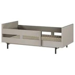 Kinderbett Germania "Tomino in 2 Ausführungen", grau (steingrau, steingrau, steingrau), B:144cm H:87cm, Betten, inkl. Umbauseiten, B/H/T 144/87/75 cm, belastbar bis 100 kg