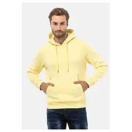 Cipo & Baxx Sweatshirt CIPO & BAXX "Sweatshirts", Herren, Gr. S, gelb, 70% Baumwolle;30% Polyester, unifarben, regular fit normal, Rippbündchen, Sweatshirts, mit Kapuze, CL557