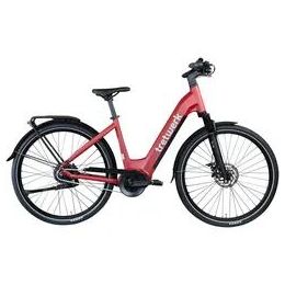 E-Bike Tretwerk "Amber Nexus" Gr. 48, rot, Elektrofahrräder, 48cm, 28 Zoll (71,12cm), Tretwerk Amber Nexus E Bike Damen 28 Zoll Elektrofahrrad 155 - 185cm