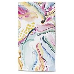 Strandtuch Good Morning "Magic", bunt (multicolor), B:100cm L:180cm, Velours, Velours, Handtücher, Mikrofaser, Velours, Strandtuch, saugfähig, leicht, 100x180