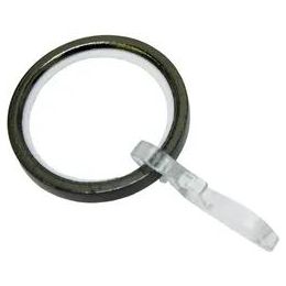 Gardinenring Gardinia "Chicago", grau (titansilberfarben), Ø:2cm, Metall, Gardinenbefestigungen, Serie Einzelprogramm Chicago Ø 20 mm