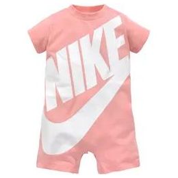 Body Nike SPORTSWEAR "für Kinder", Kinder, Gr. 62 (3), N-Gr, rot (bleached coral), Jersey, Obermaterial: 100% Baumwolle, bedruckt, Rundhals, abgesteppt, Bodys, für Kinder