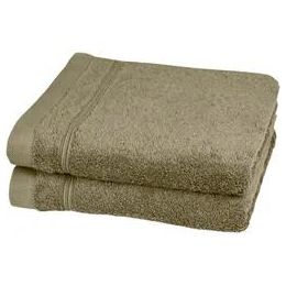 Handtücher Ross "Rubin", braun (mokka), B:50cm L:100cm, Frottier, Baumwolle, Handtücher, 100% Baumwolle