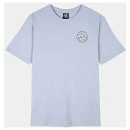 T-Shirt Santa Cruz "OFFSHORE DOT T-SHIRT", Damen, Gr. M (10), blau (barely blau), Obermaterial: 100% Baumwolle, Shirts