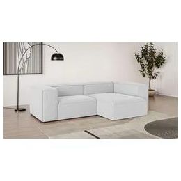 Ecksofa Inosign "HAILY L-Form links/rechts, Modularsofa, Maße B/T/H: 260/160/72 cm", grau (hellgrau), B:260cm H:72cm T:160cm, 100% Polyester, Sofas, als Modul oder separat verwendbar, für individuelle Zusammenstellung