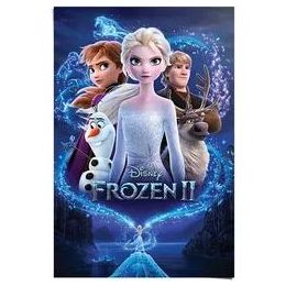 Poster Reinders "Frozen 2 Filmplakat - Disney - Elsa - Anna", blau (farbe bild(er): blau), B:61cm H:91,5cm, Papier, Bilder