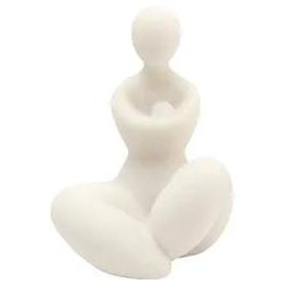 Dekofigur KARE DESIGN "Deko Figur Soft Woman 22cm", weiß, B:15,2cm H:21,8cm T:11,4cm, Dekofiguren