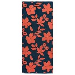 Strandtuch Dyckhoff "Flowers", bunt, B:80cm L:180cm, Zwirnfrottee, Obermaterial: 100% Baumwolle, Handtücher, 100% Baumwolle