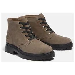 Schnürboots Timberland "CAMBRIA VALLEYMID LACE UP BOOT", Gr. 38,5, medium grau suede, Leder, Sportlich, Schuhe, Winterstiefel, Schnürstiefel, Winterschuhe