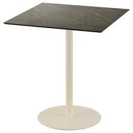 Klapptisch Essentials "Urban", beige (sand, midnight marble, sandfarben), B:70cm H:73,2cm T:70cm, Pulverbeschichteter Stahl, Tische, in verschiedenen Ausführungen