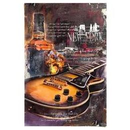 Poster Reinders "Guitar Blues Night", braun (farbe bild(er): braun), B:61cm H:91,5cm, Papier, Bilder, Poster