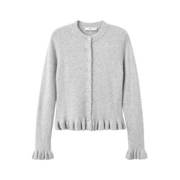 Mango Strickjacke 'FLEUR' Damen Gr&ouml;&szlig;e M grau