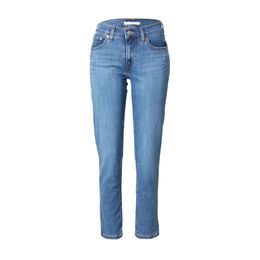 Levi's LEVI'S Jeans 'Mid Rise Boyfriend' female size 25 Blue / Light brown / Red / White