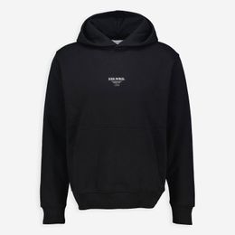 Jack & Jones Schwarzer Kapuzenpullover mit Logo