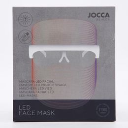 JOCCA Weiße Gesichtsmaske mit sieben LEDs