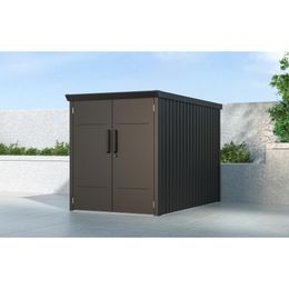 WESTMANN Fahrradgarage 'Velos 2' Metall schwarz 133 x 222 x 151 cm