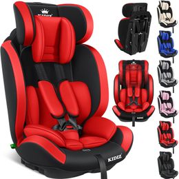 Kidiz&reg; Autokindersitz Kinderautositz Gruppe 1+2+3 9-36 kg 5-Punkt-Sicherheitsgurt, Autositz, Kindersitz, Einstellbare Kopfst&uuml;tze