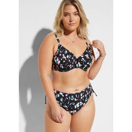 bonprix Minimizer-Bikini mit Bindeb&auml;ndern (2-tlg.Set), schwarz