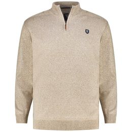 Gro&szlig;e Gr&ouml;&szlig;en Hajo Pullover mit Stretch Farbe beige Gr&ouml;&szlig;e: 3XL