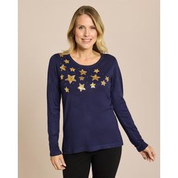 Helena Vera Pullover mit Pailletten-Sternen