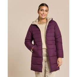 Fiora Blue Wendesteppmantel mit Kapuze