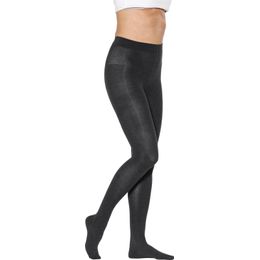 Rogo Damen Thermo-Strumpfhose, schwarz, Gr&ouml;&szlig;e 42/44