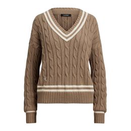 Lauren by Ralph Lauren Lauren Ralph Lauren Pullover 'TEDURPH' Damen Gr&ouml;&szlig;e XS creme / dunkelbeige