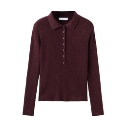 Mango Pullover Damen Gr&ouml;&szlig;e L dunkelrot