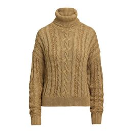 Lauren by Ralph Lauren Lauren Ralph Lauren Pullover 'Furqan' Damen Größe XL camel / goldgelb
