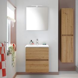 Burgbad Rocio Schrank mit Waschtisch, mit Spiegelschrank, SGYQ060RF6224,