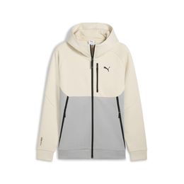 Puma Athletic Zip-Up Hoodie 'Pumatech' male White size M