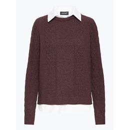 oxmo Strickpullover ' OXFSANVI PU 1 ' Damen Gr&ouml;&szlig;e M braun
