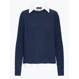 oxmo Strickpullover ' OXFSANVI PU 1 ' Damen Gr&ouml;&szlig;e XL dunkelblau