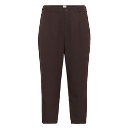 Kaffe CURVE Bundfaltenhose 'KCMerla' Damen Größe 44 mokka