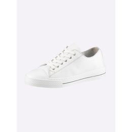 Andrea Conti Damen Sneaker, Wei&szlig;, Gr. 41, Sneakers & Schn&uuml;rer, Material: Rindsleder