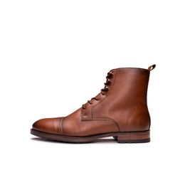 NAE Vegan Shoes Lace-Up Ankle Boots 'Lore' female Brown size 44