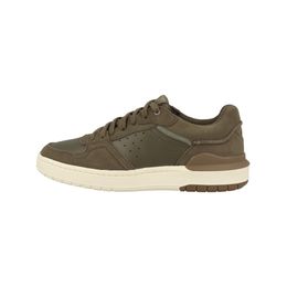 Clarks Sneaker 'Courtlite2 Lo' Herren Gr&ouml;&szlig;e 42 dunkelgrau / oliv / dunkelgr&uuml;n