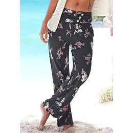 Lascana Damen Strandhose, bedruckt, Größe 36