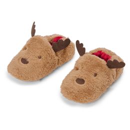 Tchibo - Kinder-Hausschuh &raquo;Elch&laquo; - Kinder - Gr. 26-27 - beige
