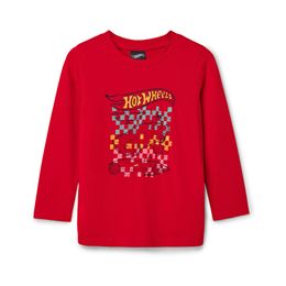 Tchibo - Kinder-Langarmshirt &raquo;Hot Wheels&laquo; - Jungen - Gr. 122/128 - rot/print